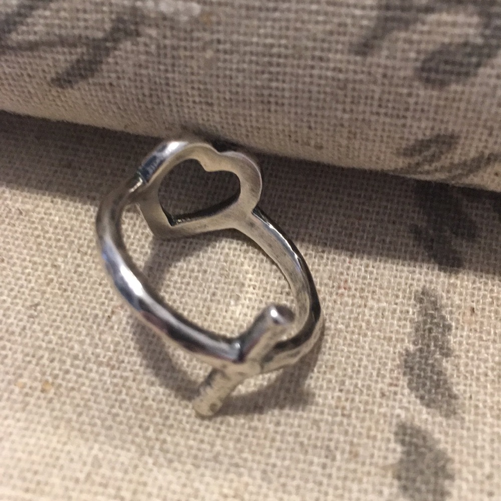 New Grace&Heart Cross Your Heart Ring - Gem